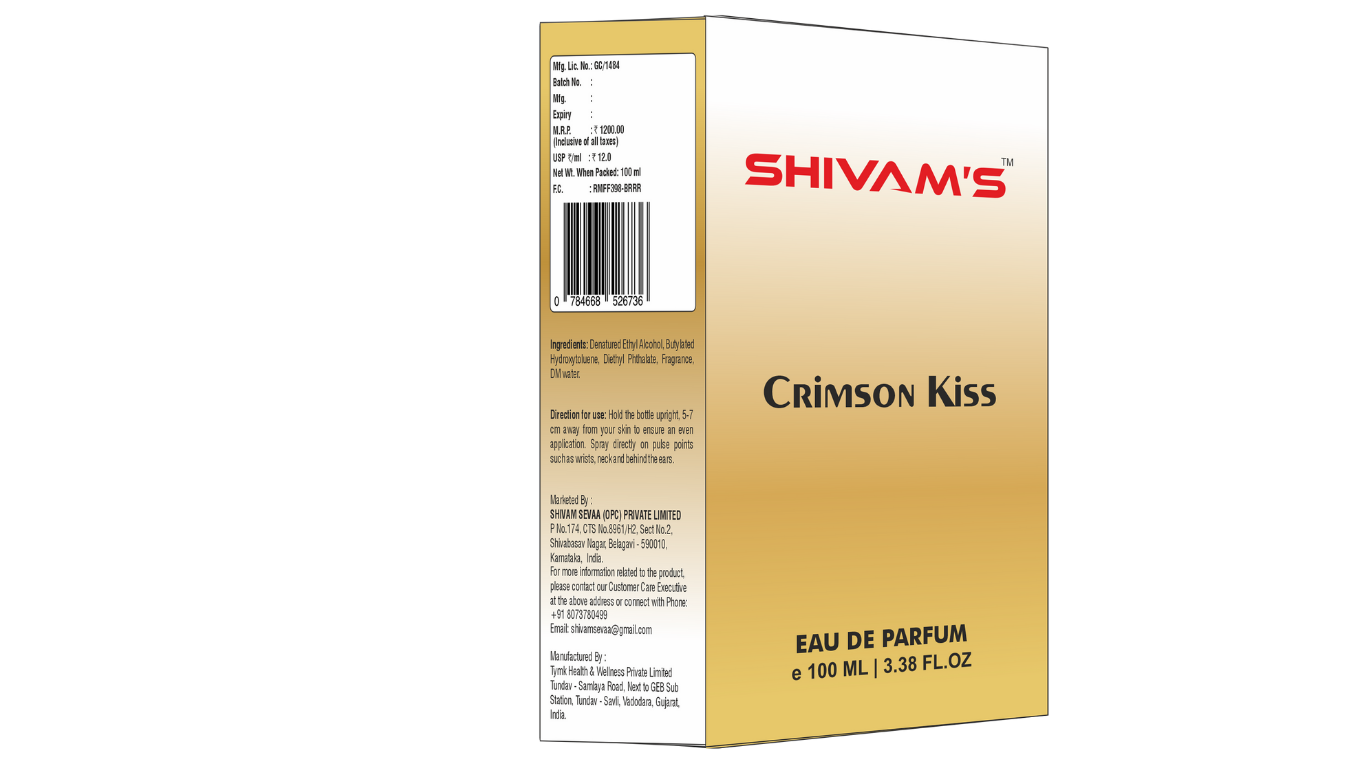 Crimson kiss - Eau De Parfum - ShivamSevaa